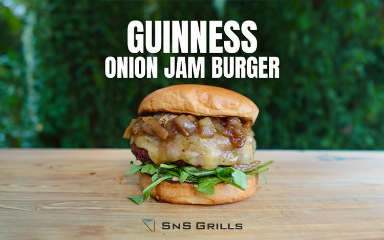 Guinness Onion Jam Burger Recipe – SnS Grills