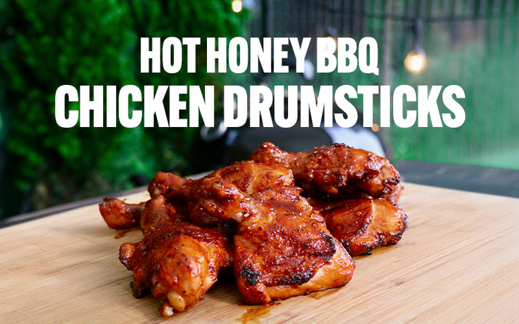 Hot Honey BBQ Chicken Drumsticks – SnS Grills