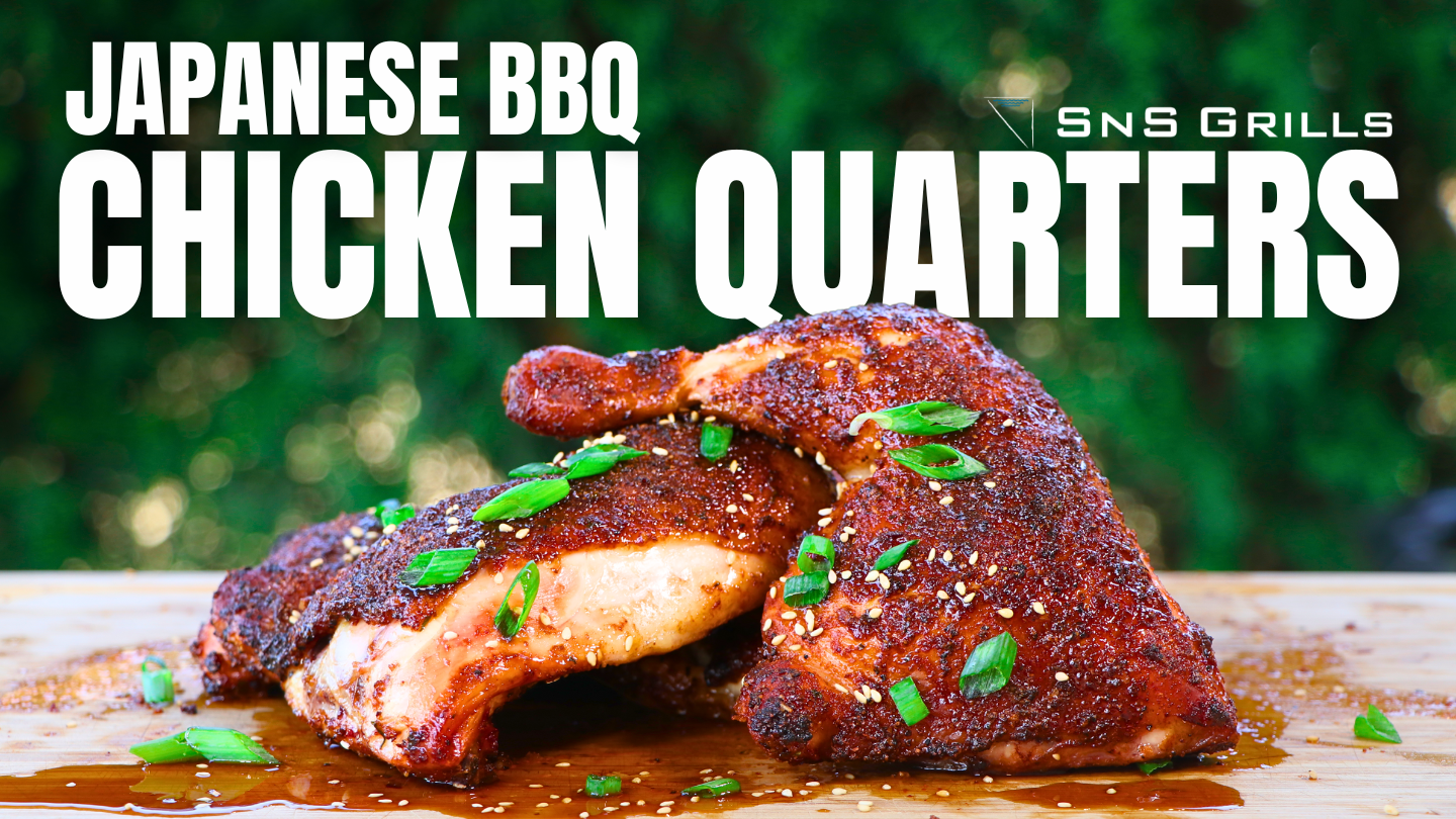 Smoked Chicken Leg Quarters with Japanese BBQ Sauce – SnS Grills