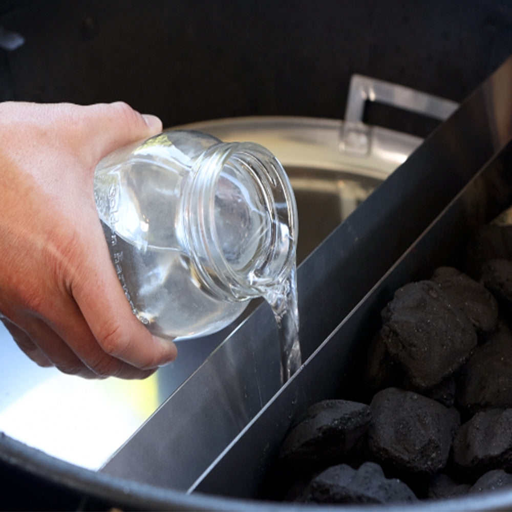 Water Wall - Moveable Grill Water Reservoir Pan for Charcoal, Gas, and ...